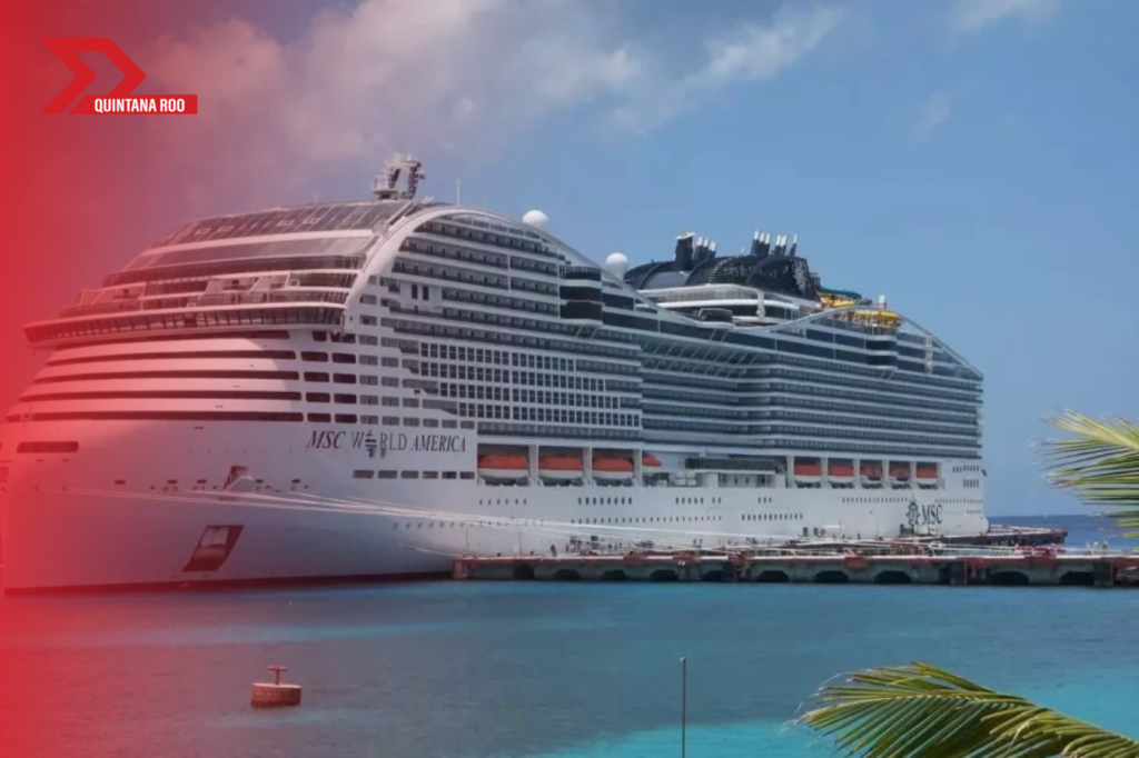 MSC World America se prepara para su histórica primera visita a Cozumel ...